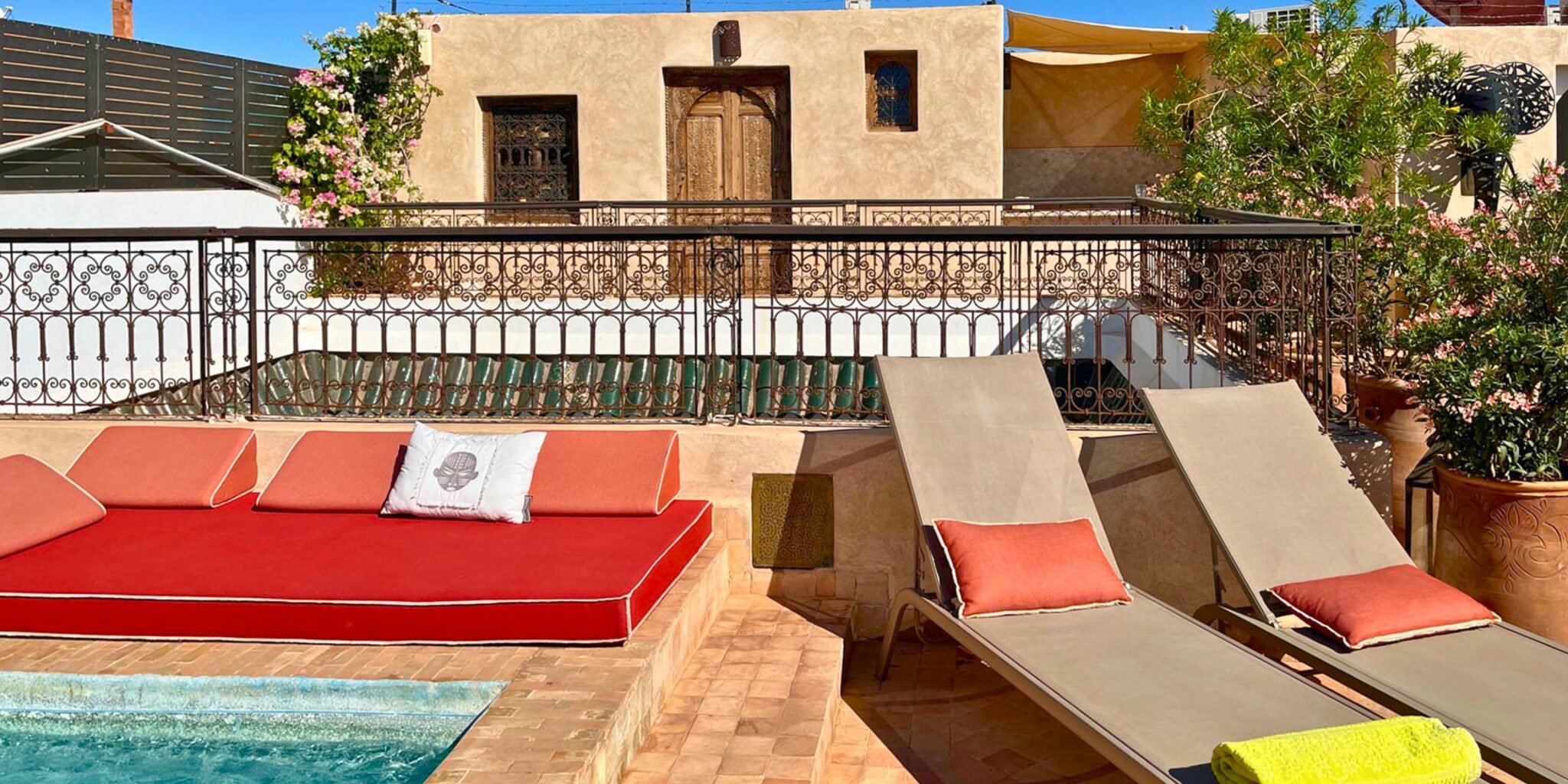 Riad avec piscine sur le toit : Les 10 plus beaux riads de Marrakech